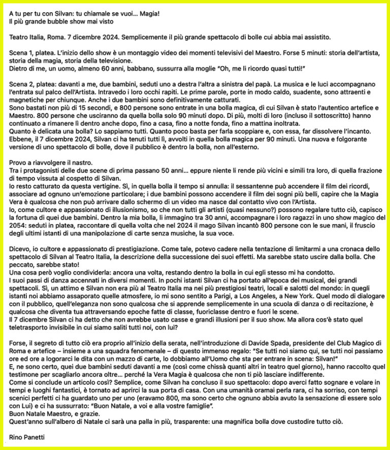 Last news – Silvan Magic